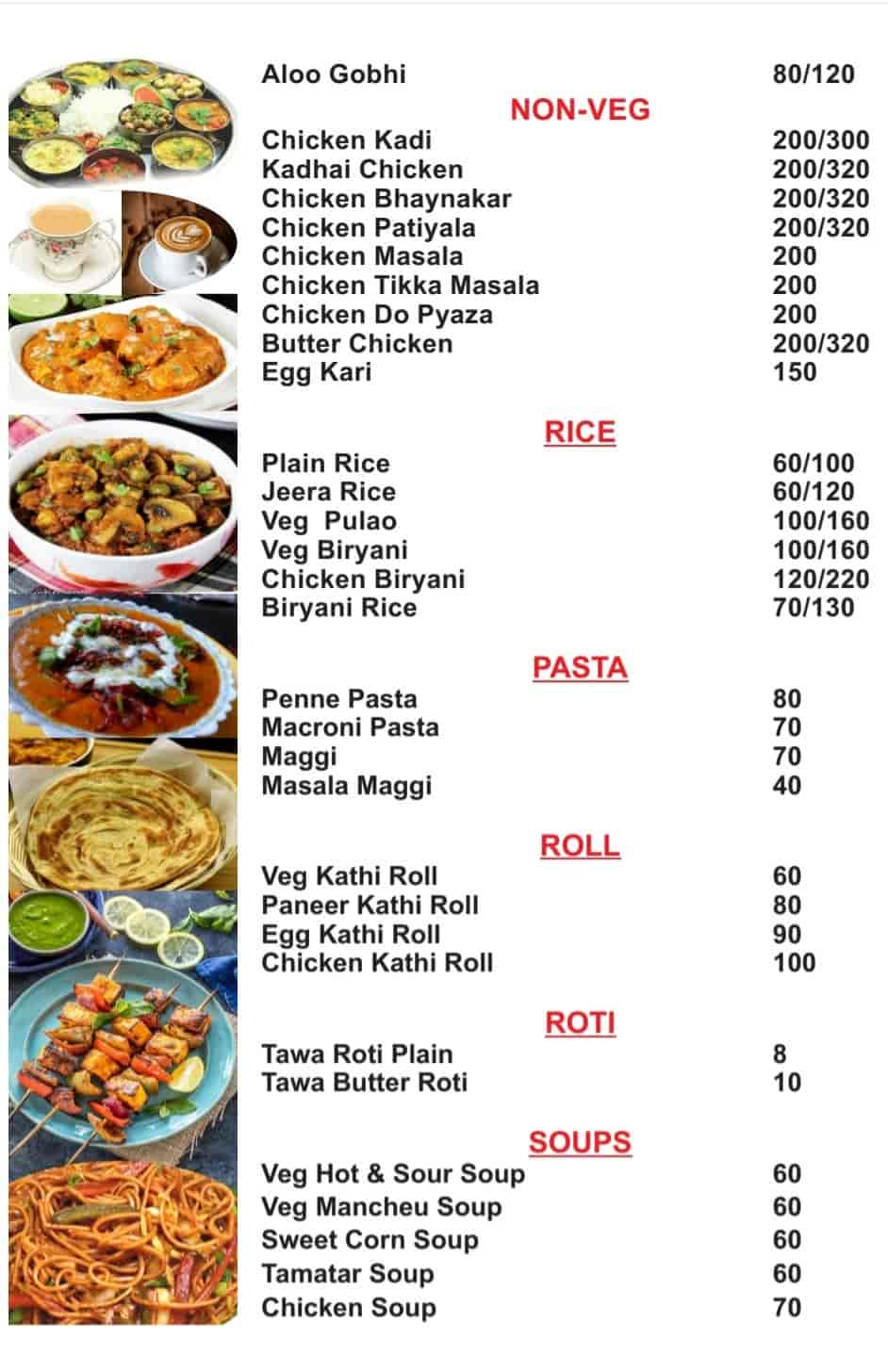 City view menu store
