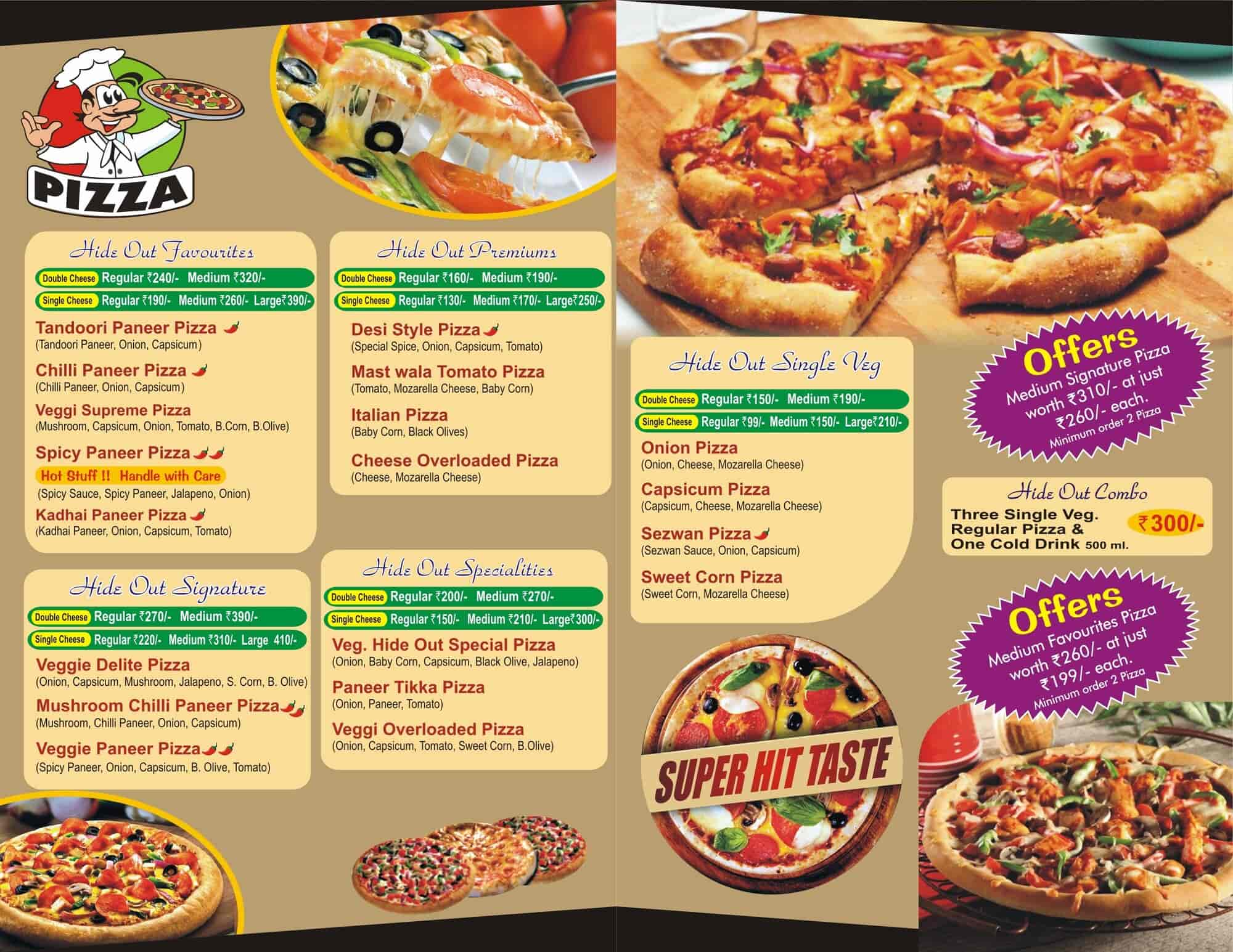 Hide Out Pizza in Fatehpur Court Fatehpur uttar Pradesh Order Food Online Best Pizza Outlets near me in Fatehpur uttar Pradesh Justdial