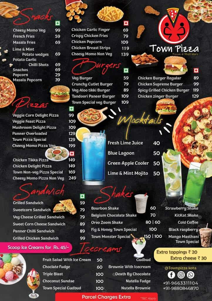 Town pizza store