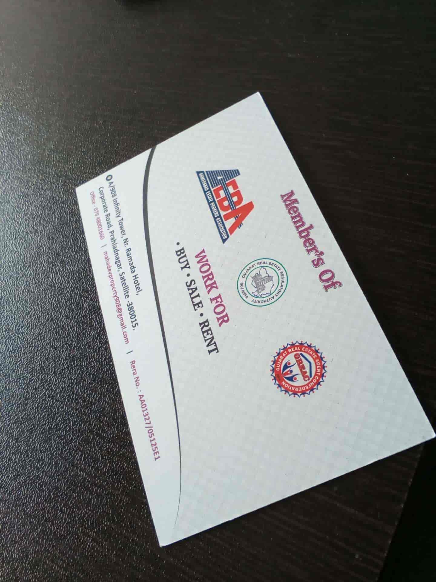 Mahadev Property in Satellite, Ahmedabad - Best Real Estate Agents in ...