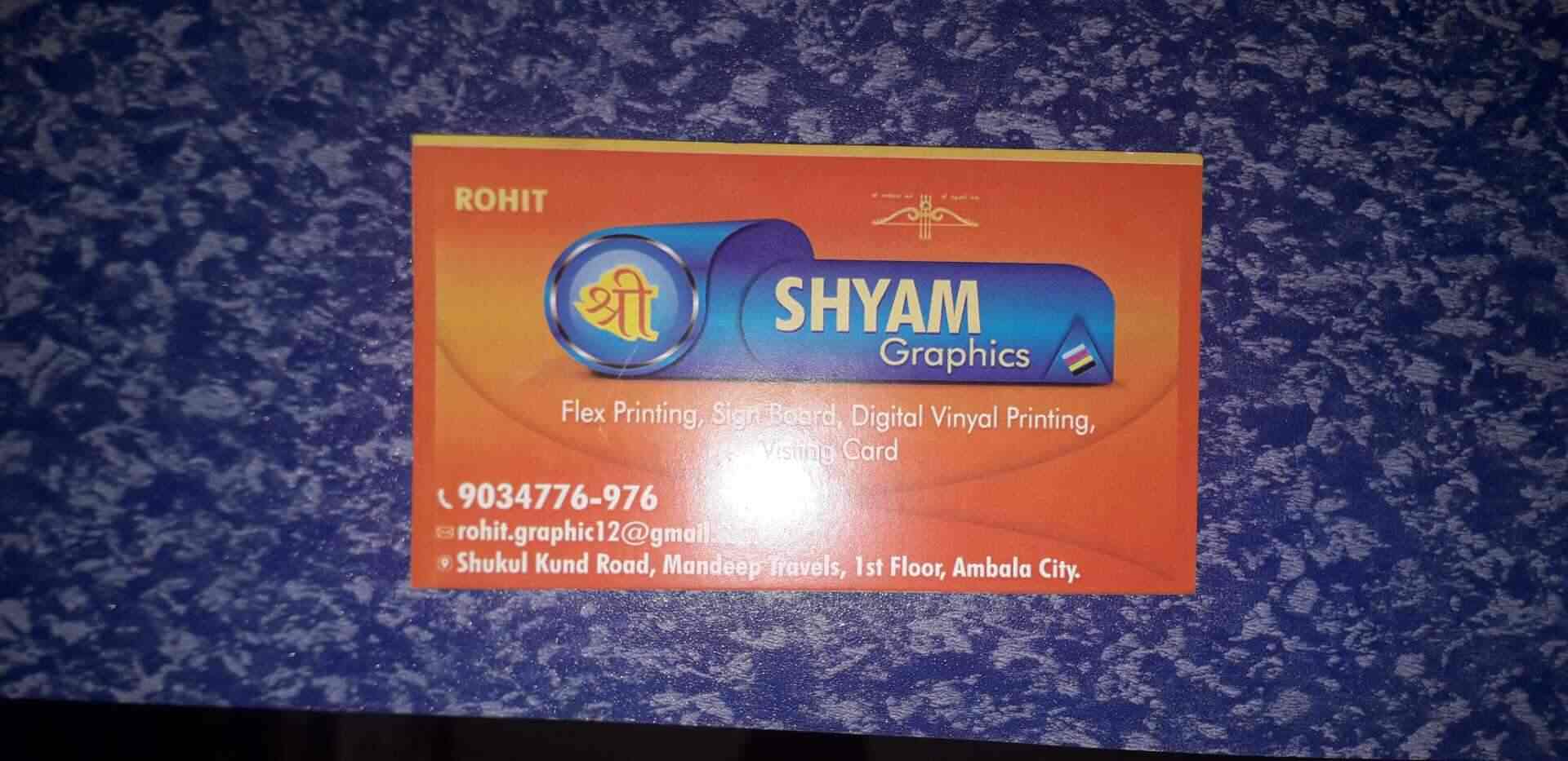 Shyam Graphics in Ambala City,Ambala - Best Flex Printing Services in ...