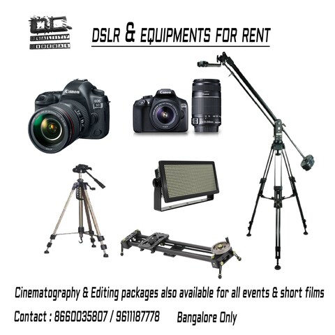Rent camera equipment store