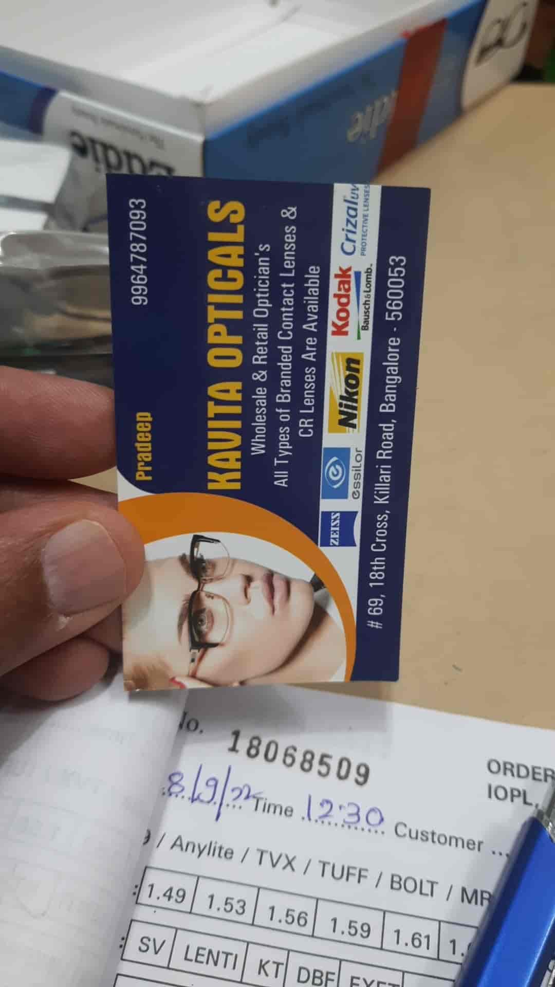 Kavita Optical Works in Kilari Road,Bangalore - Best Opticians in ...