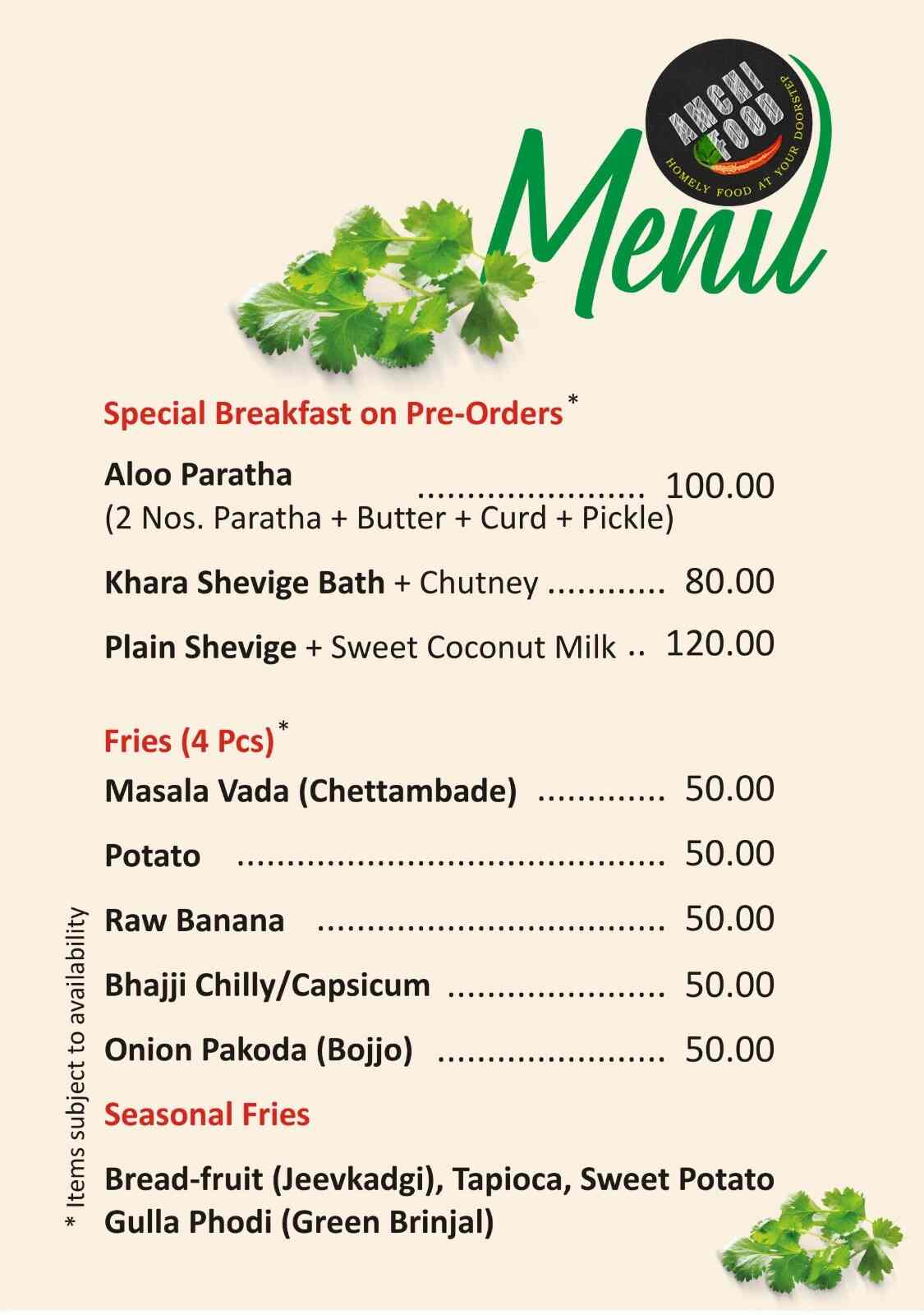 Amchi Food in Begur Koppa Road,Bangalore - Best Tiffin Services in ...