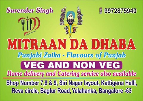 Mitraan Da Dhaba in Bus Stand Road,Bangalore - Best Restaurants in ...