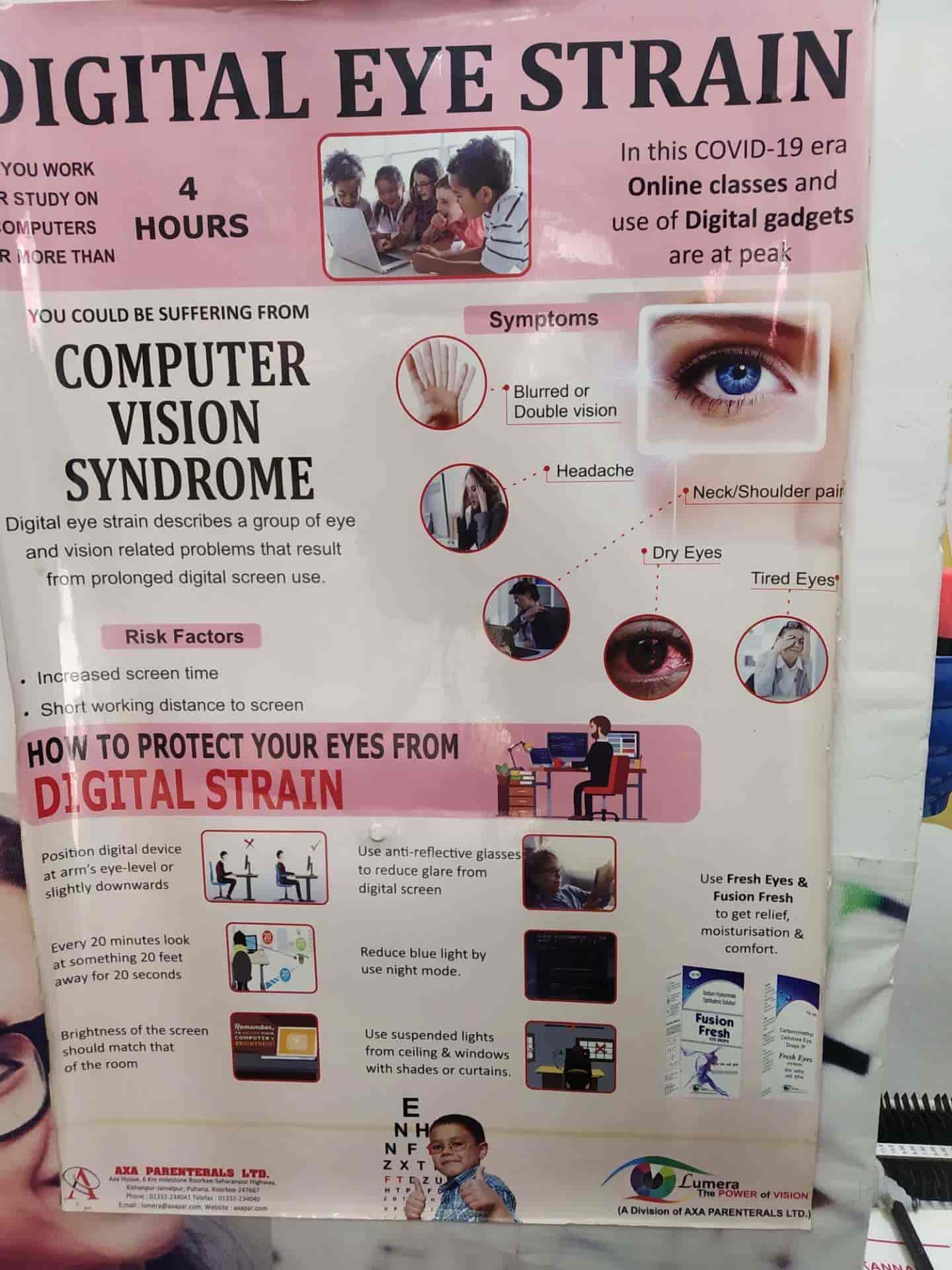 Computer Eye Care Posters