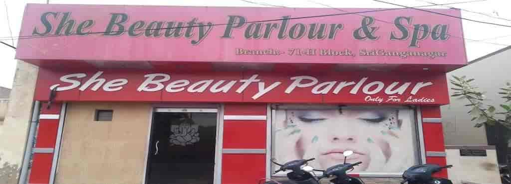 She Beauty Parlour in Sadul Colony Bikaner Best Beauty Parlours At Home near me in Bikaner Justdial
