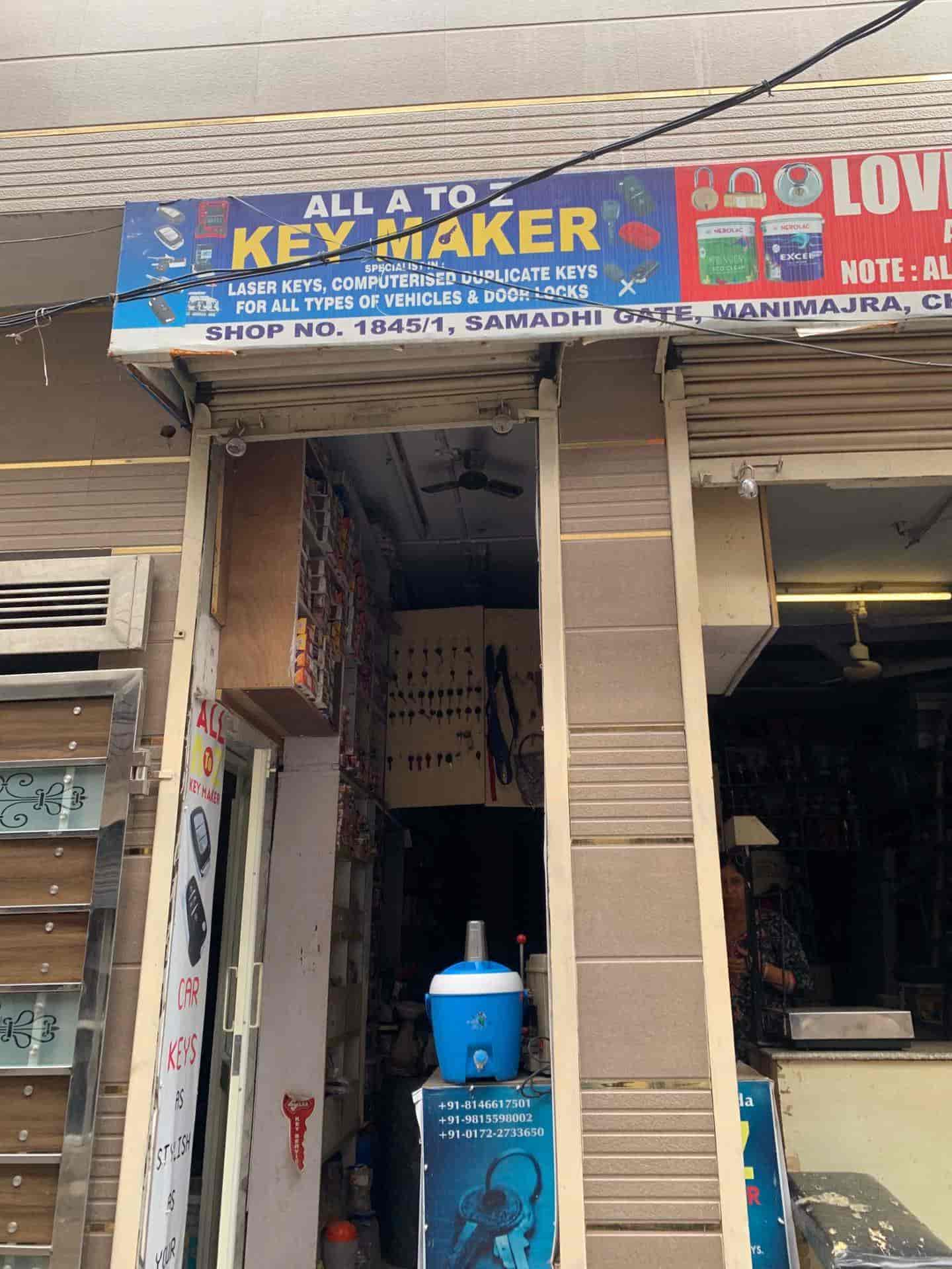 All A to Z Key Maker in Mani Majra,Chandigarh - Best Computerised ...