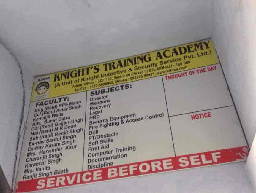 Knight Detective & Security Services Pvt Ltd in Chandigarh Sector 60 ...