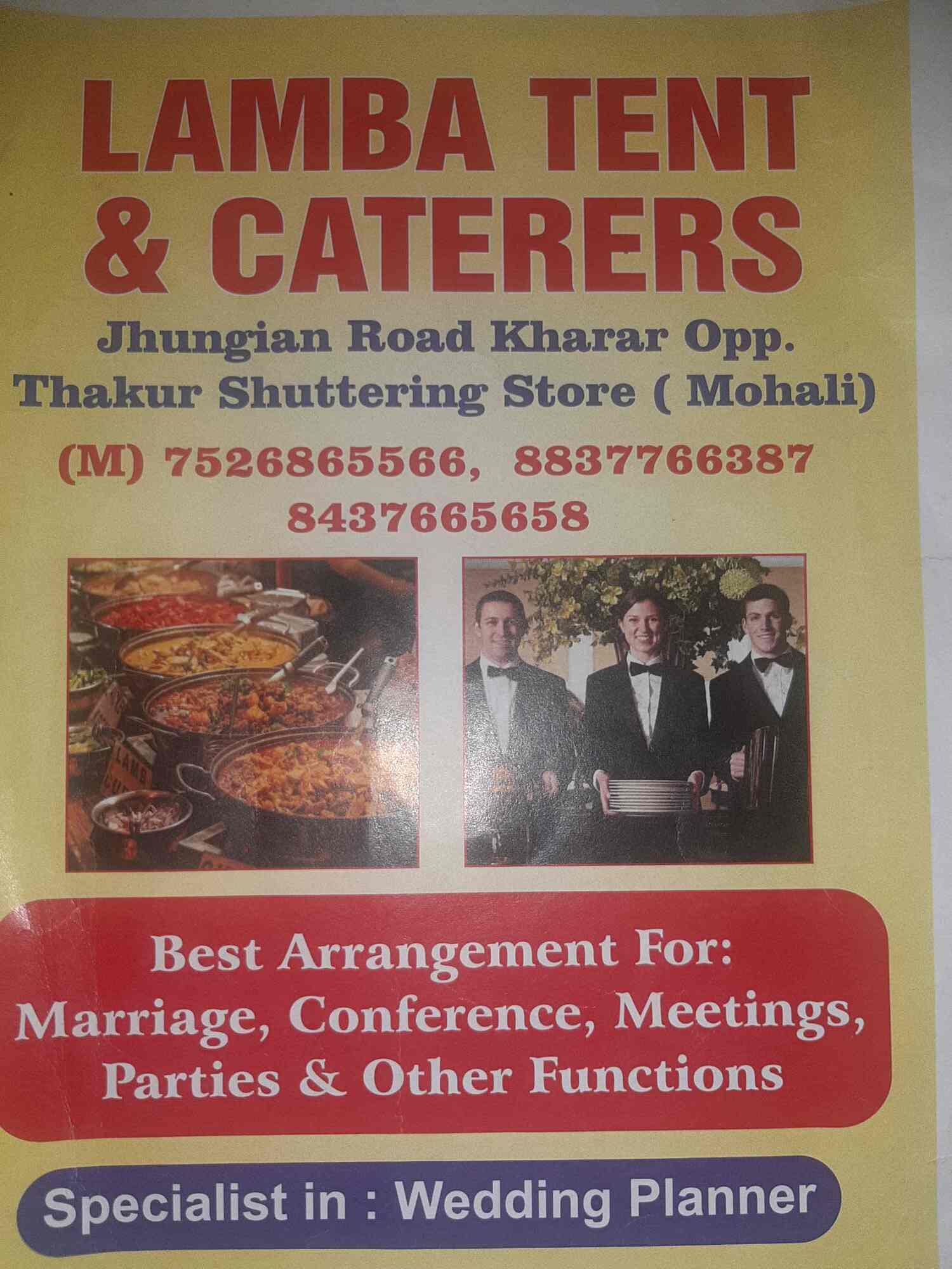 Lamba Catterers & Tent in Jhungian Road,Chandigarh - Best Balloon ...