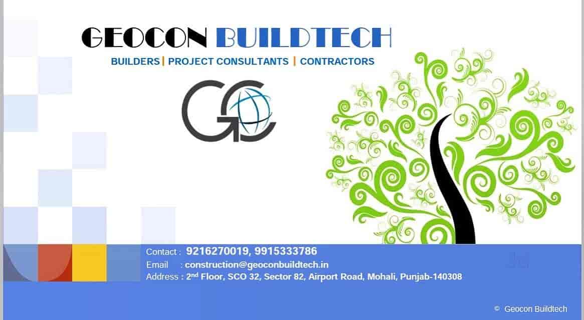 Geocon Buildtech in Chandigarh Sector 56,Mohali - Best Builders near me ...