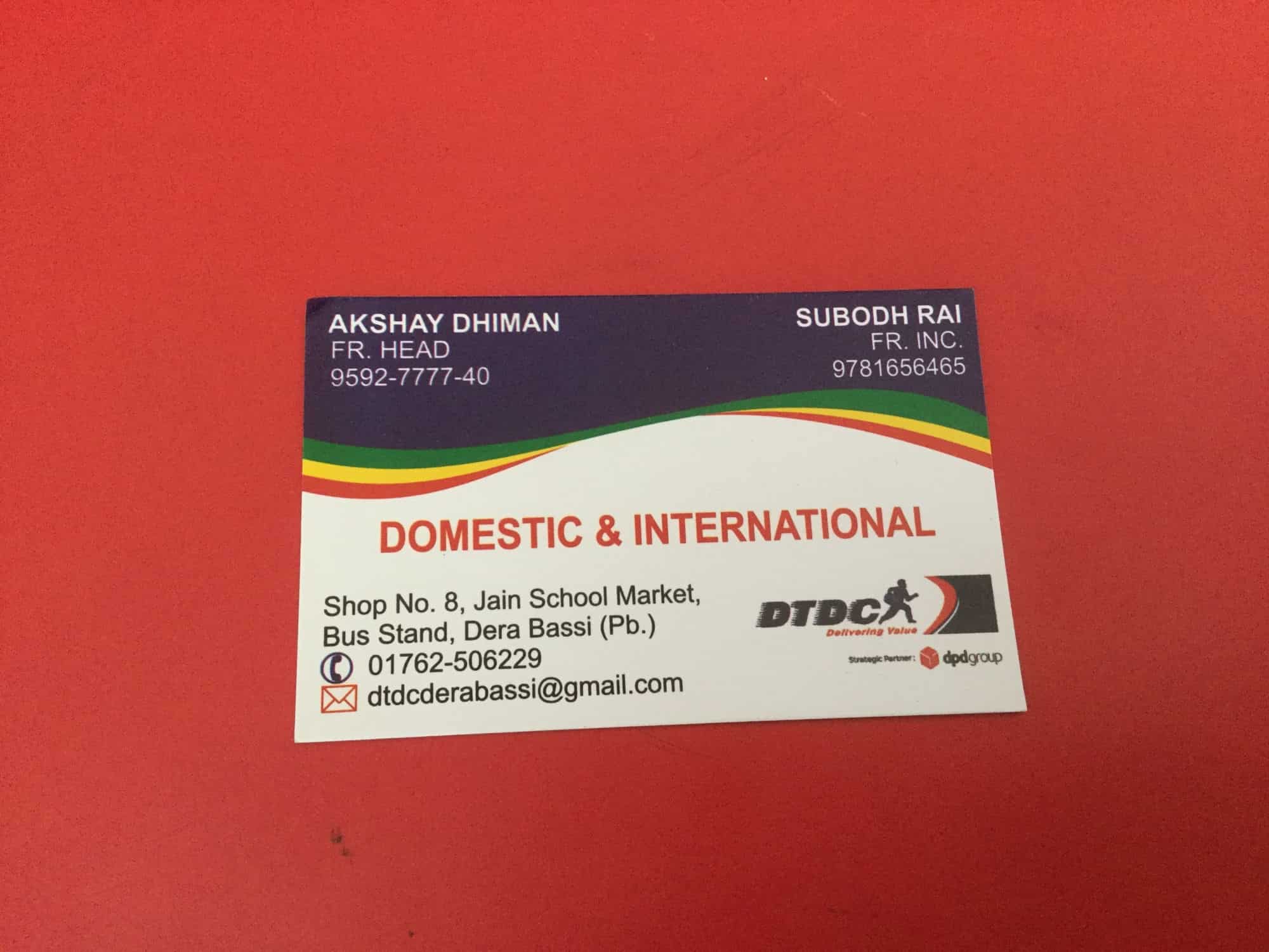 DTDC Express Ltd in Derabassi,Zirakpur - Courier Services near me in ...