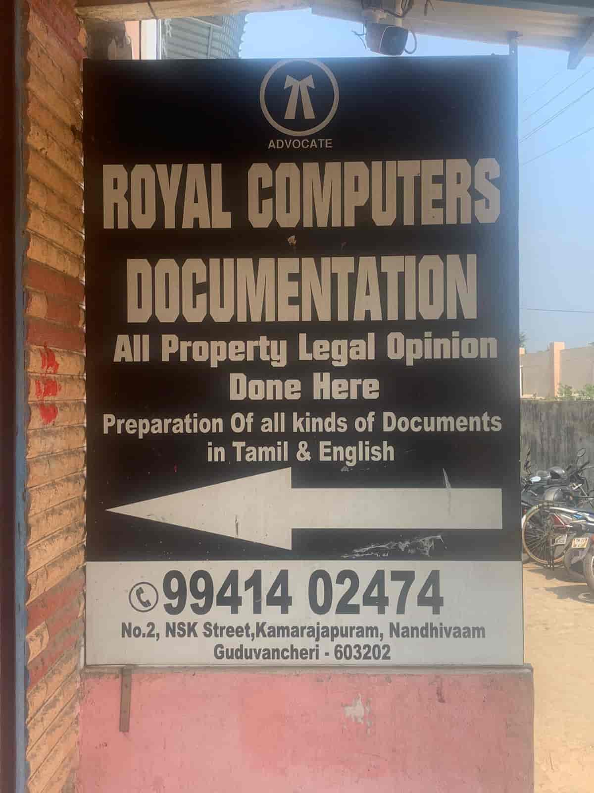 Royal Computers Documentation in Guduvanchery,Chengalpattu - Best ...