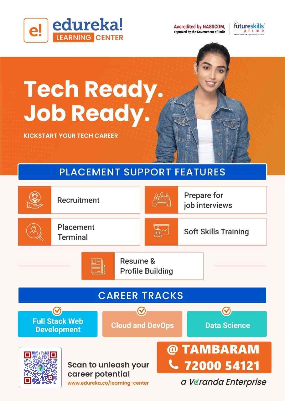 Edureka Learning Centre in Tambaram,Chennai - Best NIIT in Chennai ...