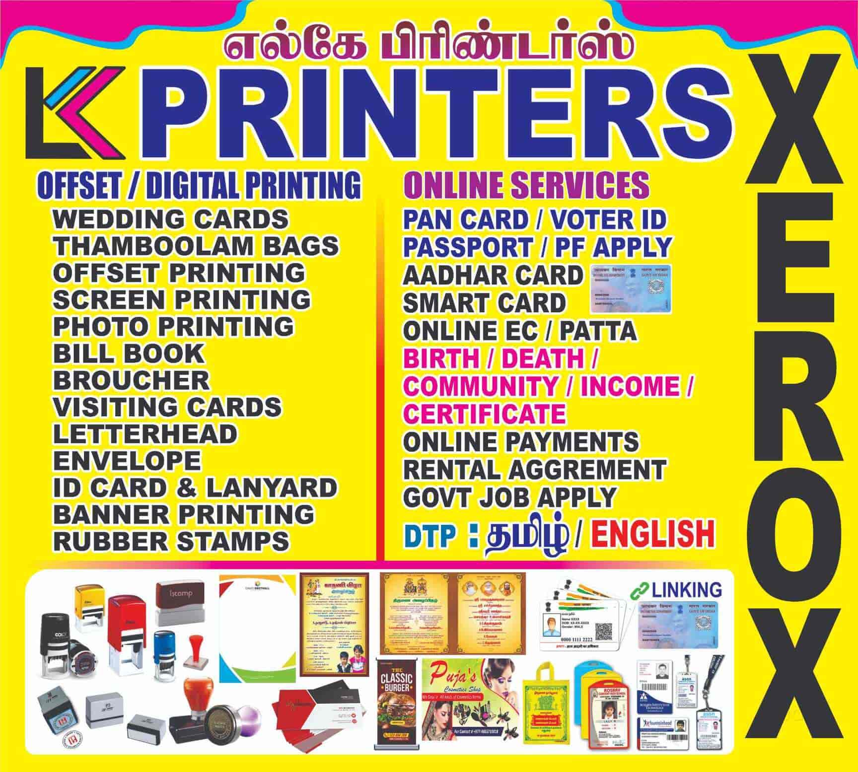 LK Printers in Thoraipakkam,Chennai - Best Photocopying Centres in ...