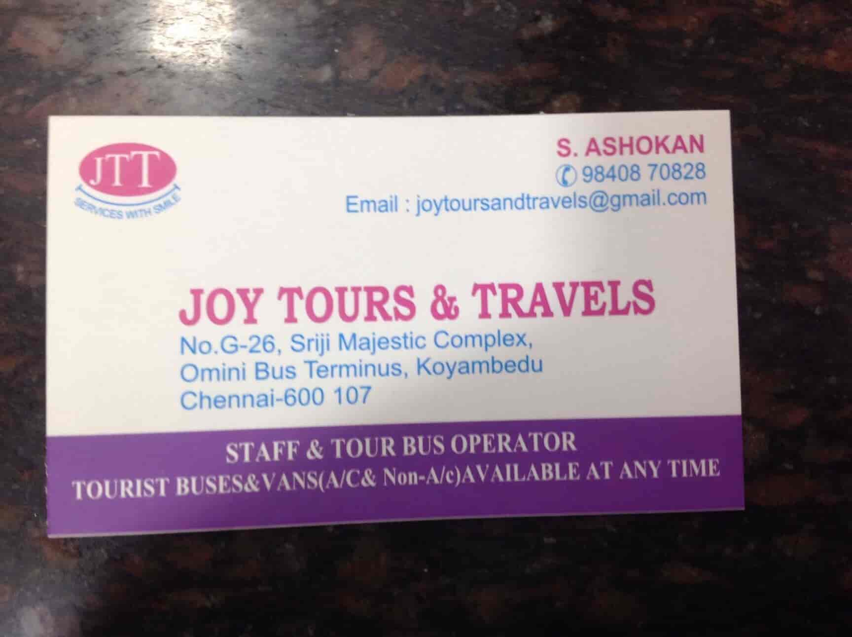 Joy Tours And Travels in Koyambedu,Chennai - Best Bus On Rent For Wedding in Chennai - Justdial
