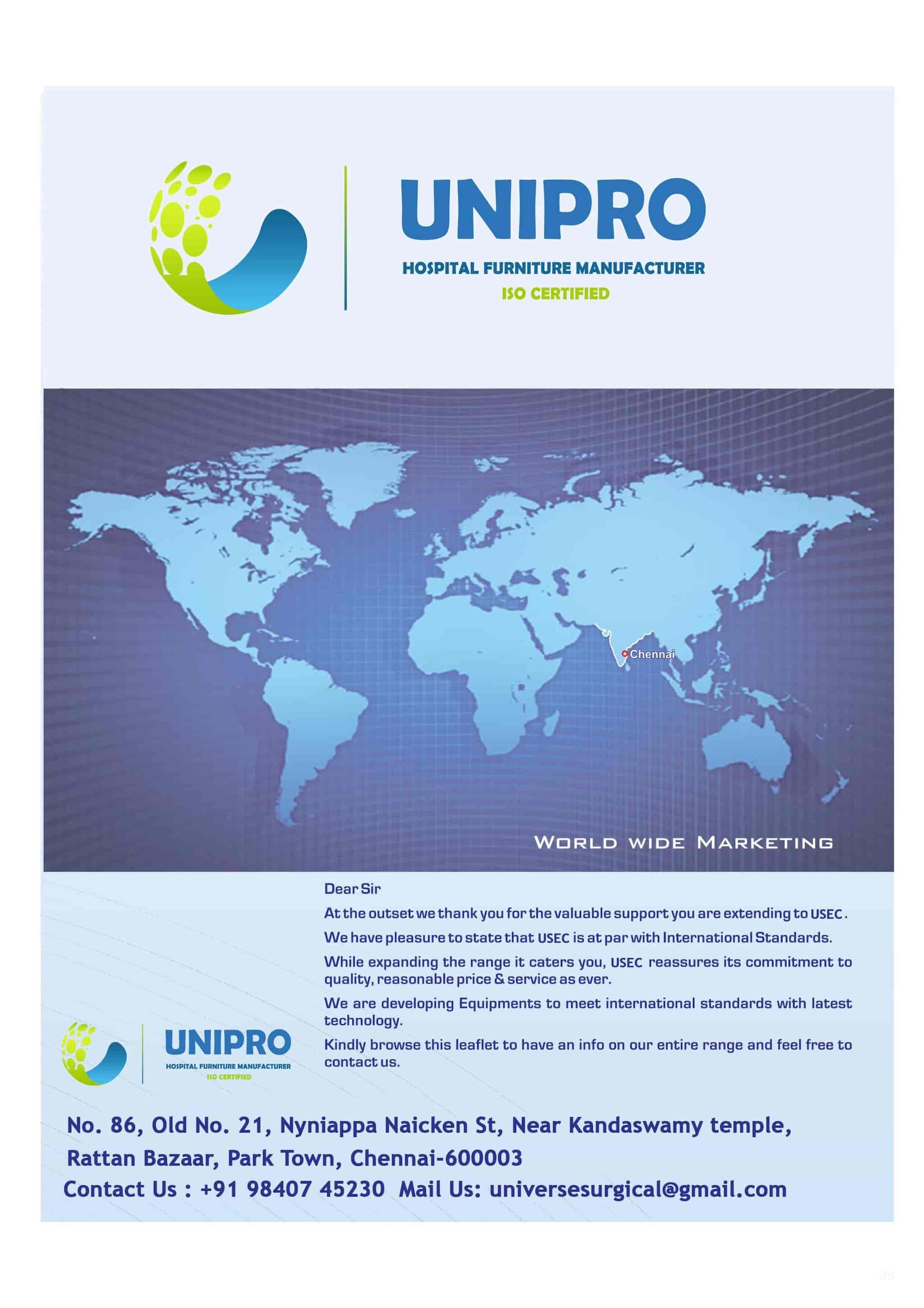 Unipro Hospital Bed - Dealer from Park Town, Chennai, India | Company ...