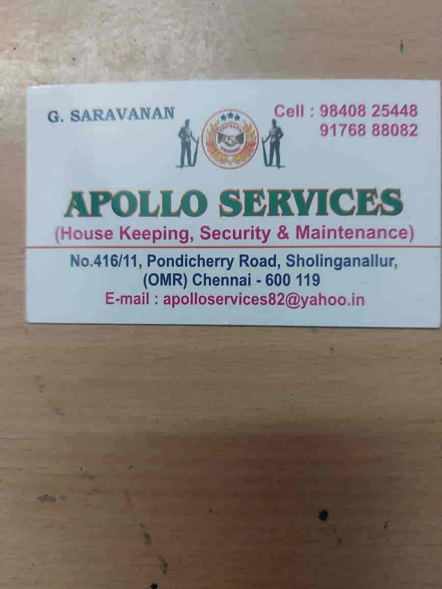 Apollo Services Labour Work in Thoraipakkam,Chennai - Best Housekeeping ...
