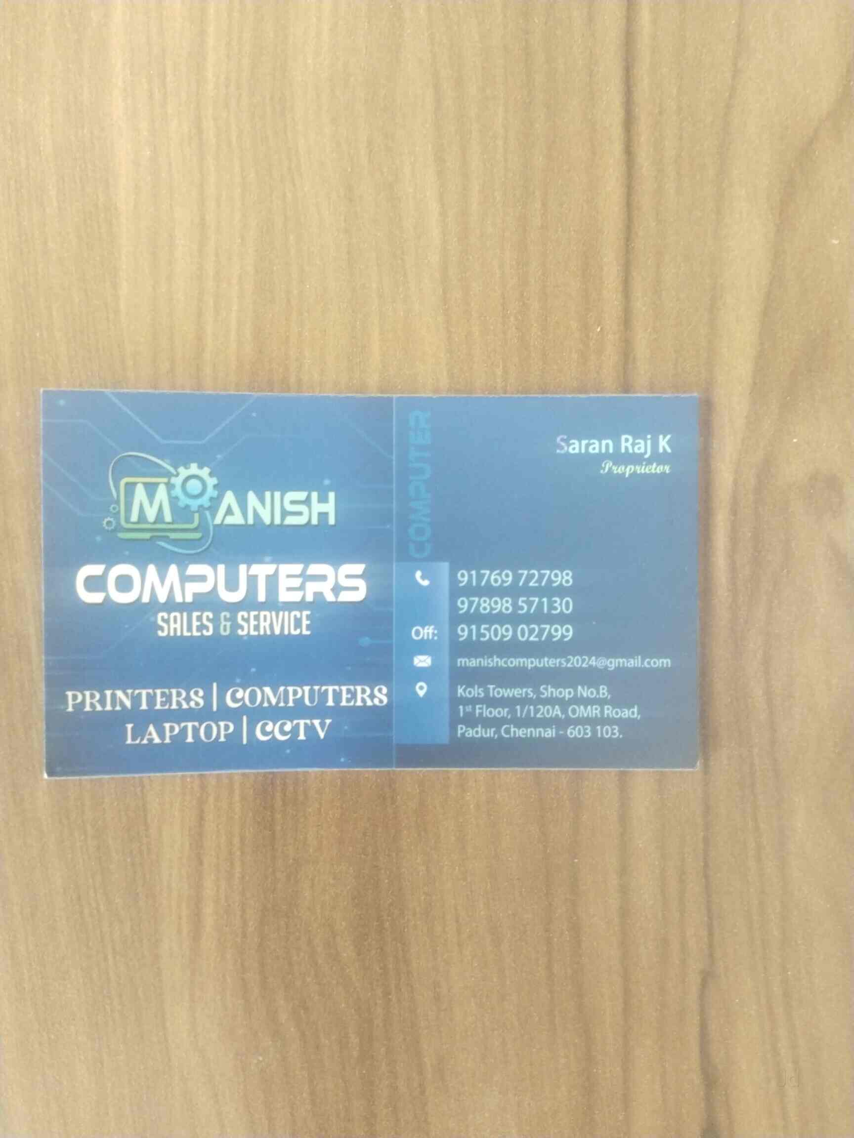 Manish Computers in Padur,Chennai - Best Computer Repair & Services in ...