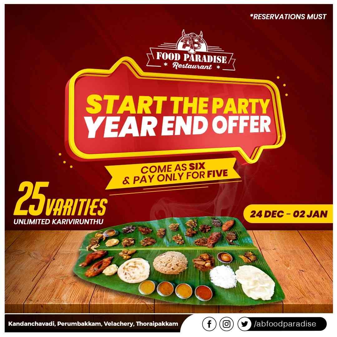 Ab Food Paradise in VGP Seethapathy Nagar,Chennai - Best Restaurants in ...