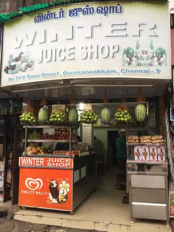 Winter Juice Shop in Vepery,Chennai - Order Food Online - Best Juice ...