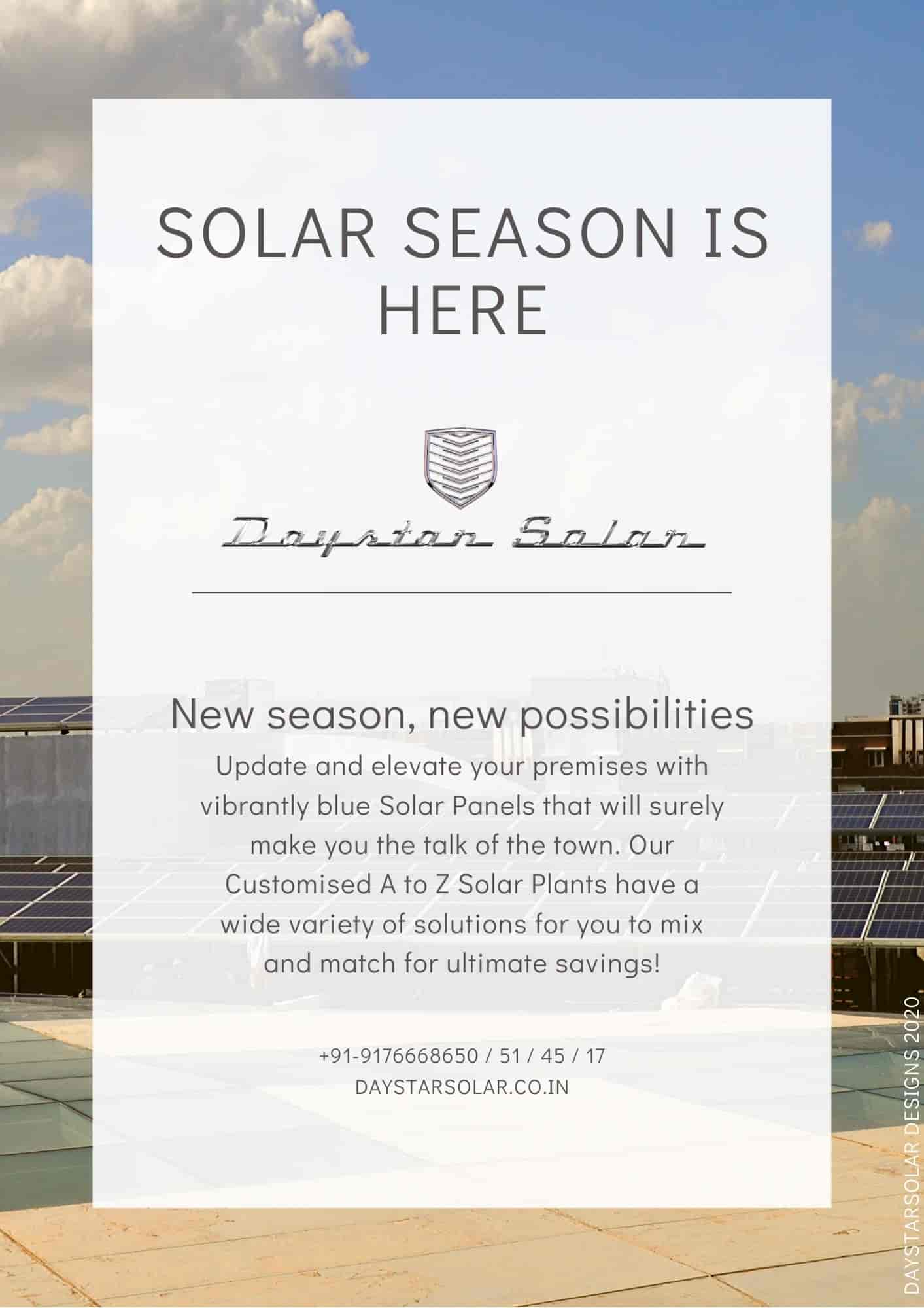 Daystar Solar in Anna Nagar East,Chennai - Best Solar Panel Dealers in ...