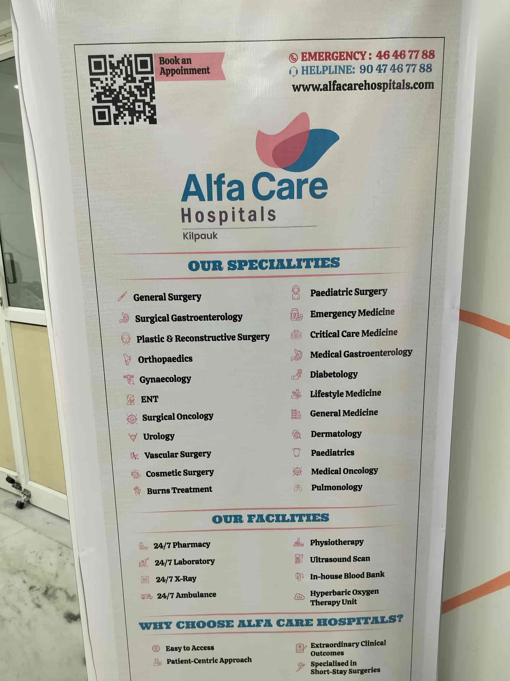 Alfa Care Hospitals (Formerly Right Hospitals) in Kilpauk,Chennai ...