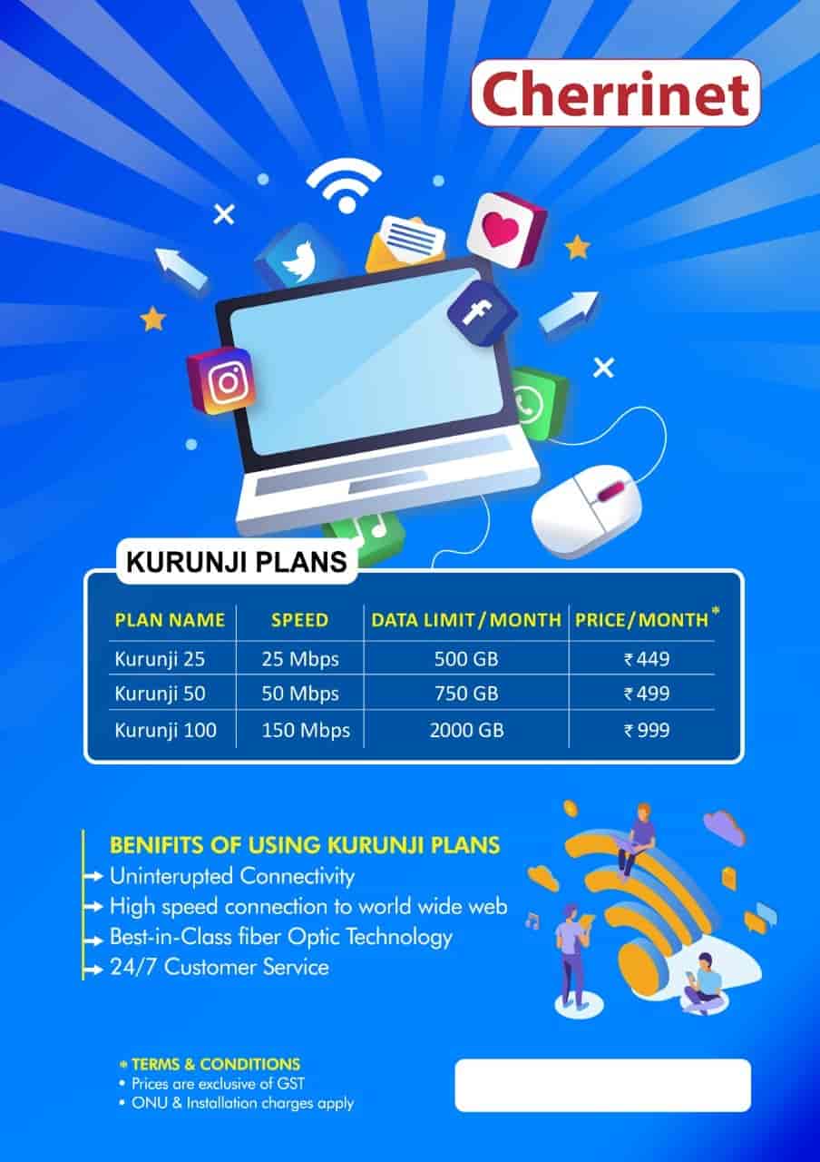 Cherrinet Fiber Broadband in Choolai,Chennai - Best Broadband Internet ...