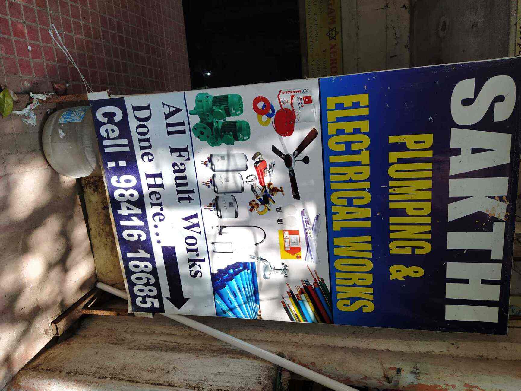 Sakthi Plumping & Electricals Work in Raja Annamalai Puram,Chennai ...