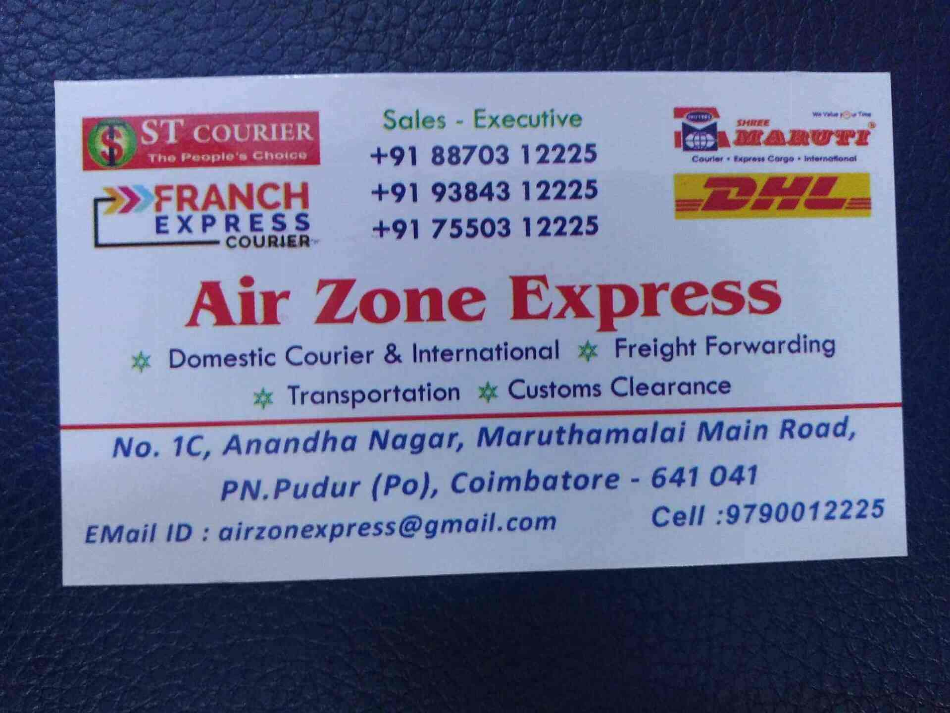 AIR Zone Express in Vadavalli,Coimbatore - Best Courier Services For ...