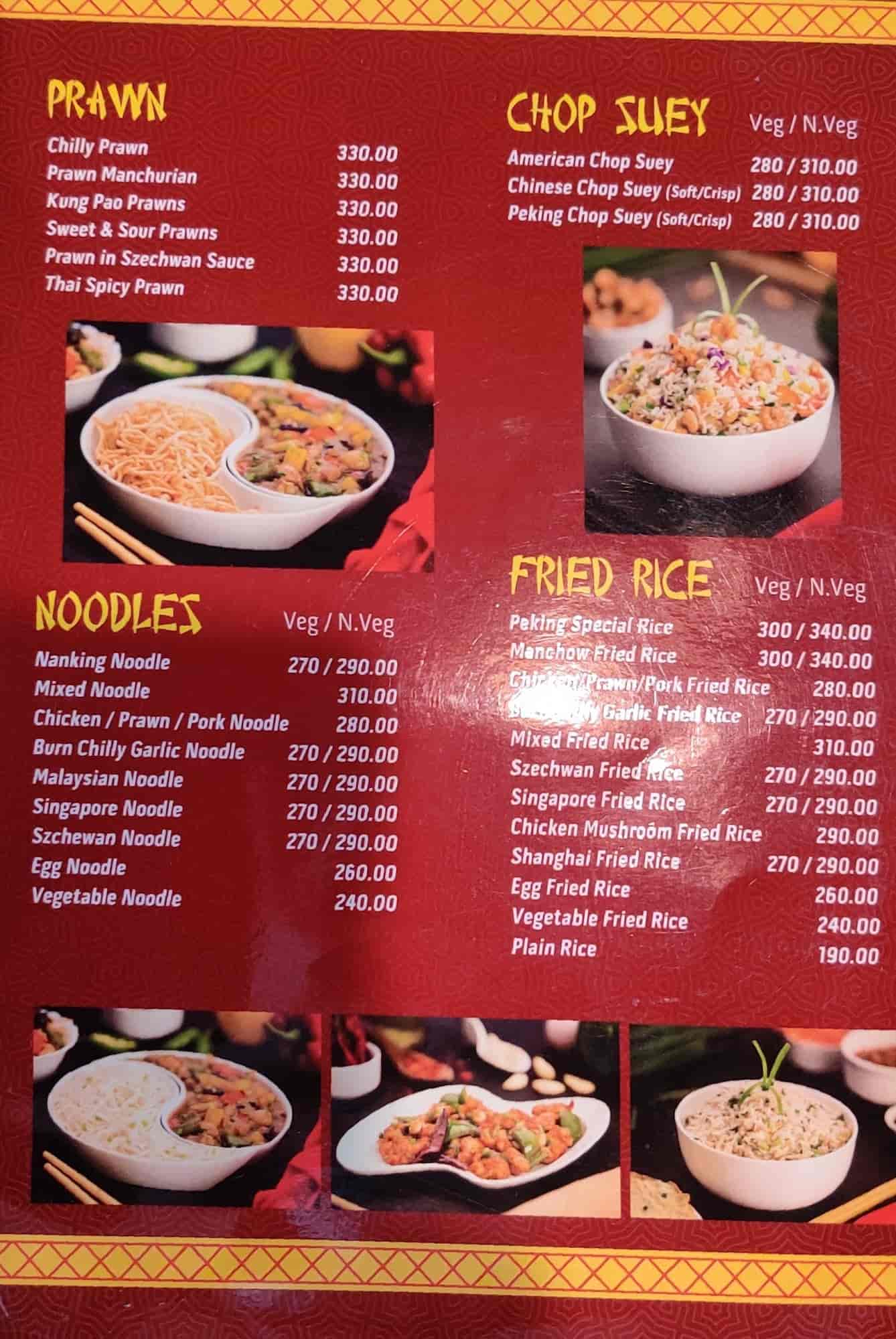 Peking Chinese Restaurant Menu in Coimbatore Central Coimbatore Updated 2025 Food Menu Justdial