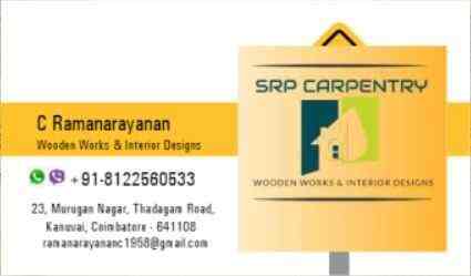 SRP Carpentry (Closed Down) in Kanuvai,Coimbatore - Best near me in ...