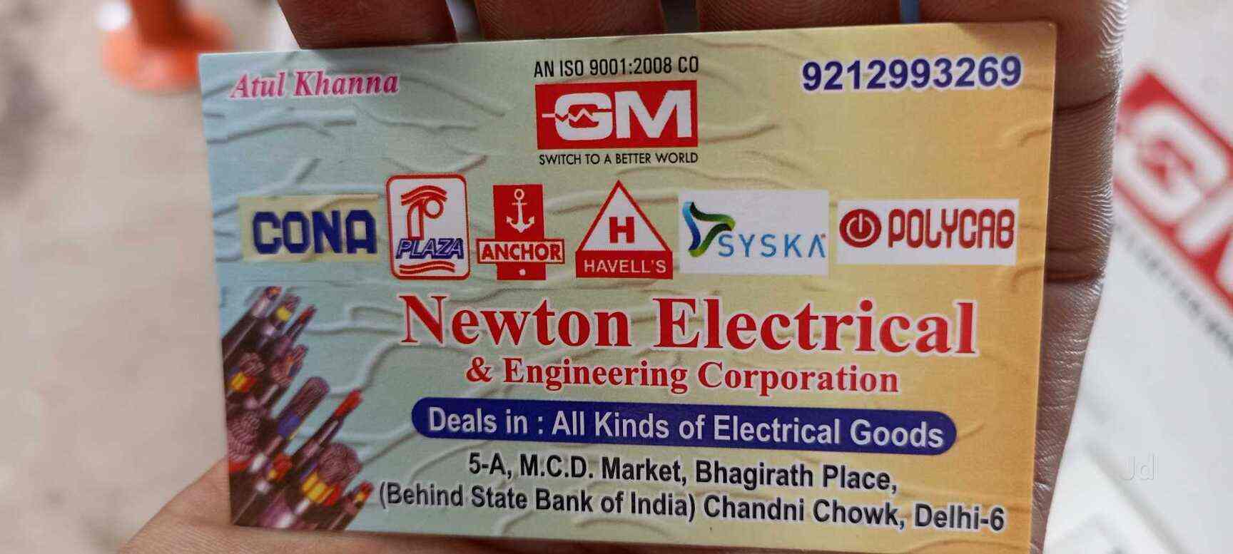 Newton Electrical in Chandni Chowk,Delhi - Best Cable Wire Dealers in ...