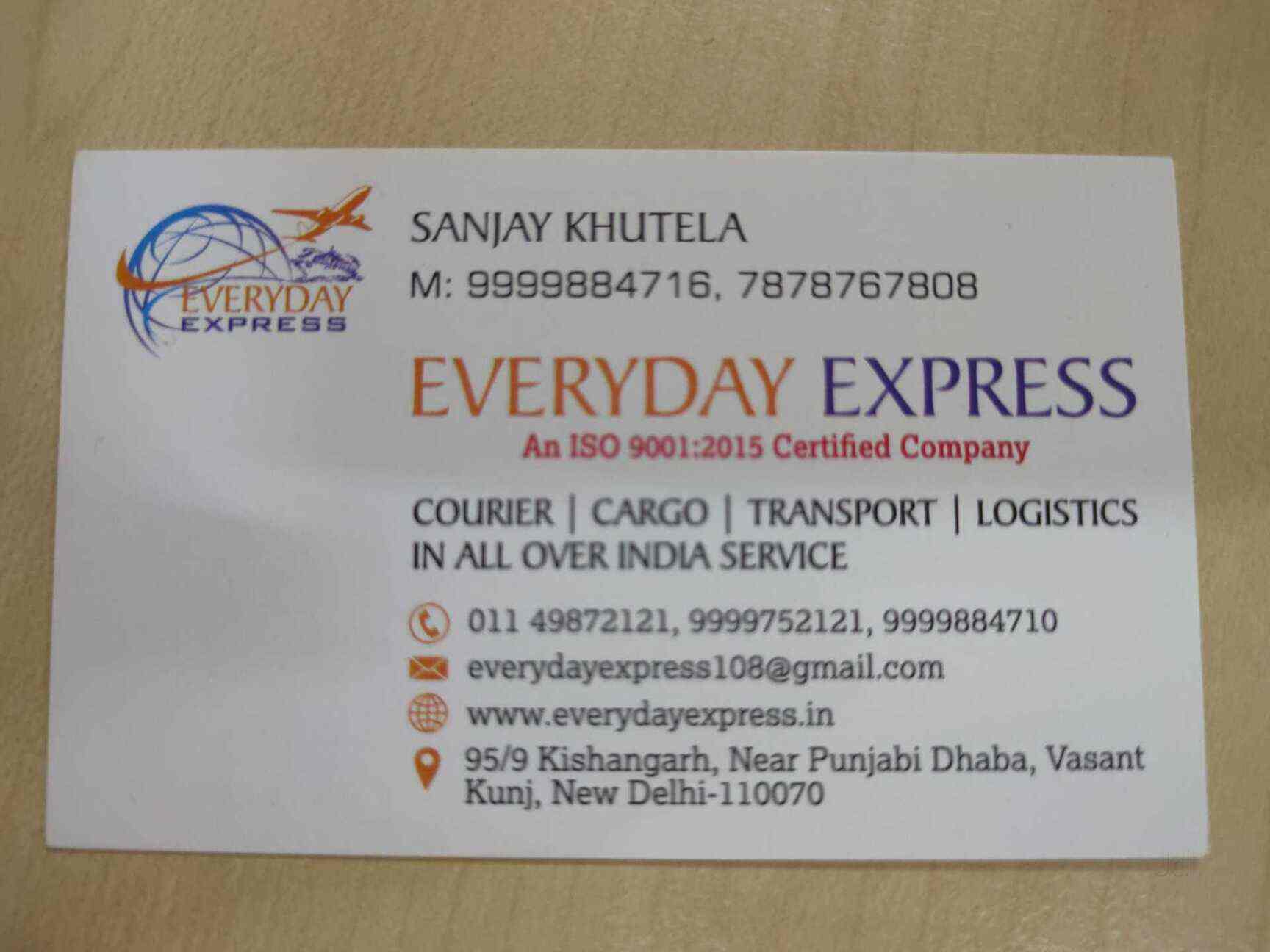 Everyday Express in Safdarjung Enclave,Delhi - Best Domestic Courier ...
