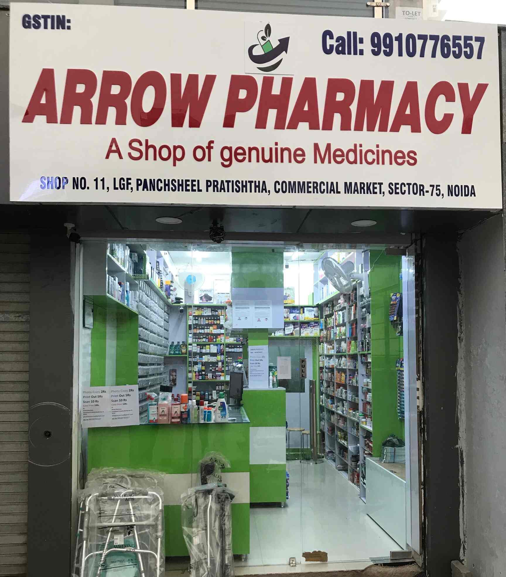 Arrow Pharmacy in Noida Sector 75,Delhi - Best Chemists in Delhi - Justdial
