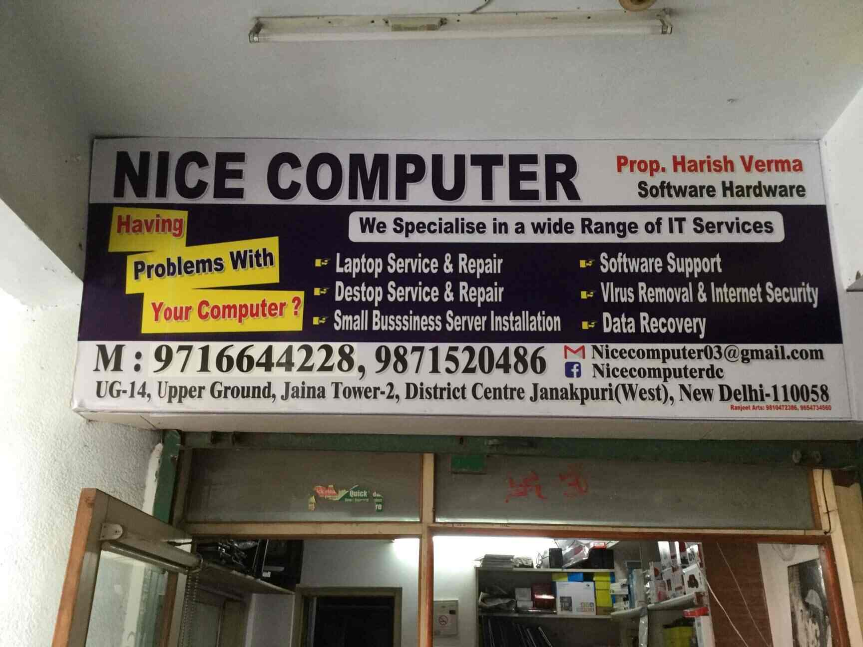Nice Computer in Virender Nagar-Janak Puri,Delhi - Best Laptop Repair ...