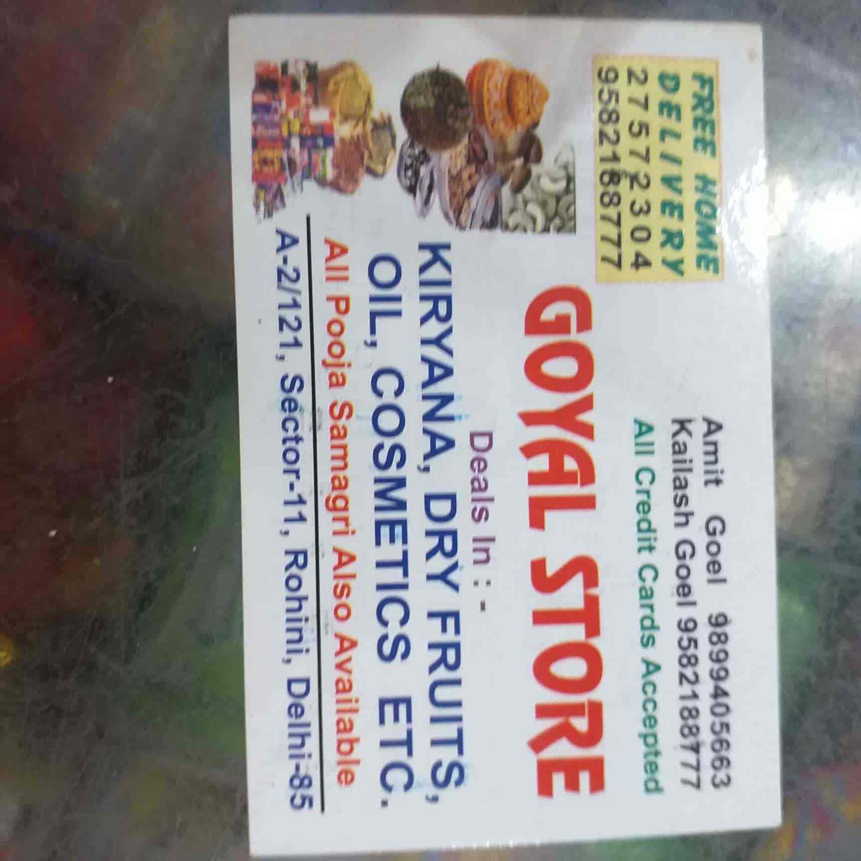 Goyal Store in Rohini Sector 11,Delhi - Best General Stores in Delhi ...
