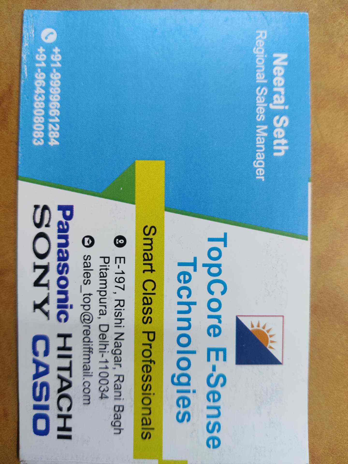 TOPCORE E-SENSE TECHNOLOGIES (Closed Down) in Rani Bagh,Delhi - Best in Delhi - Justdial