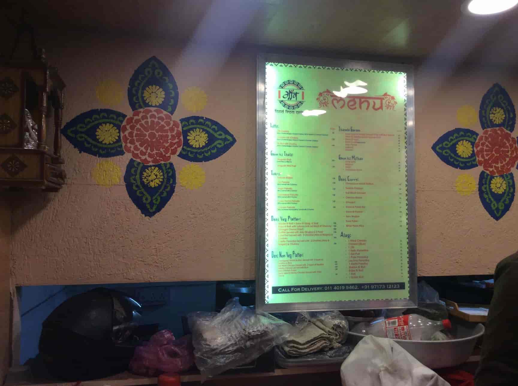 Gaon Restaurant in Malviya Nagar,Delhi - Order Food Online - Best ...