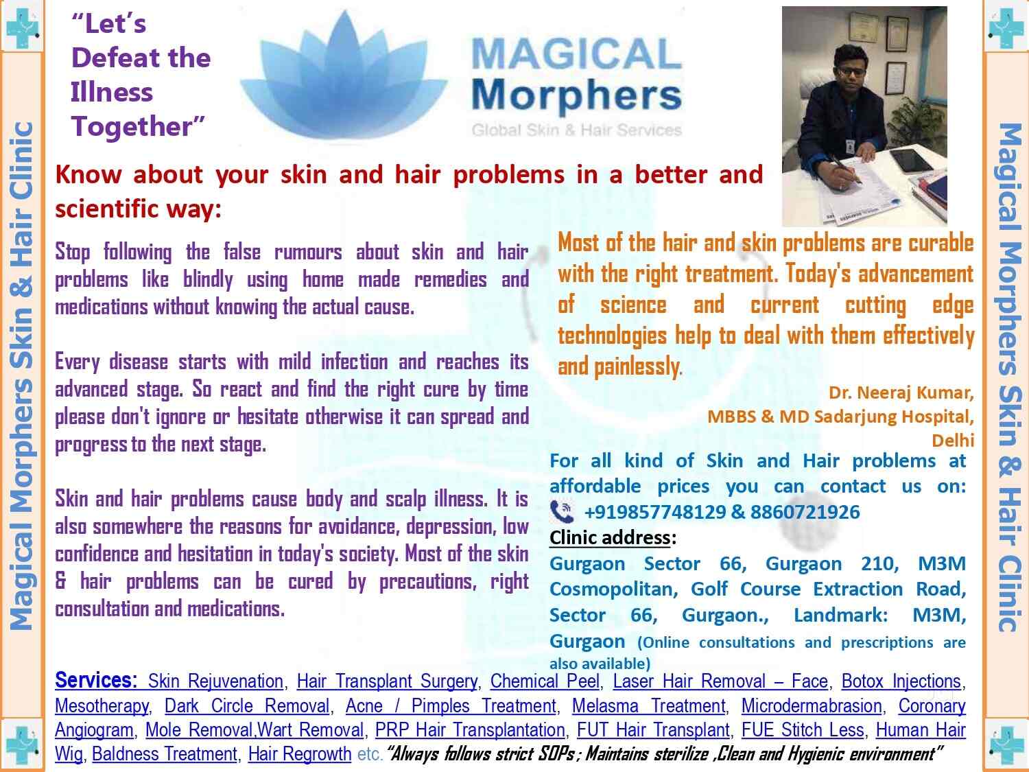 Magical Morphers Skin & Aesthetics Clinic in Marg,Delhi - Best Skin ...