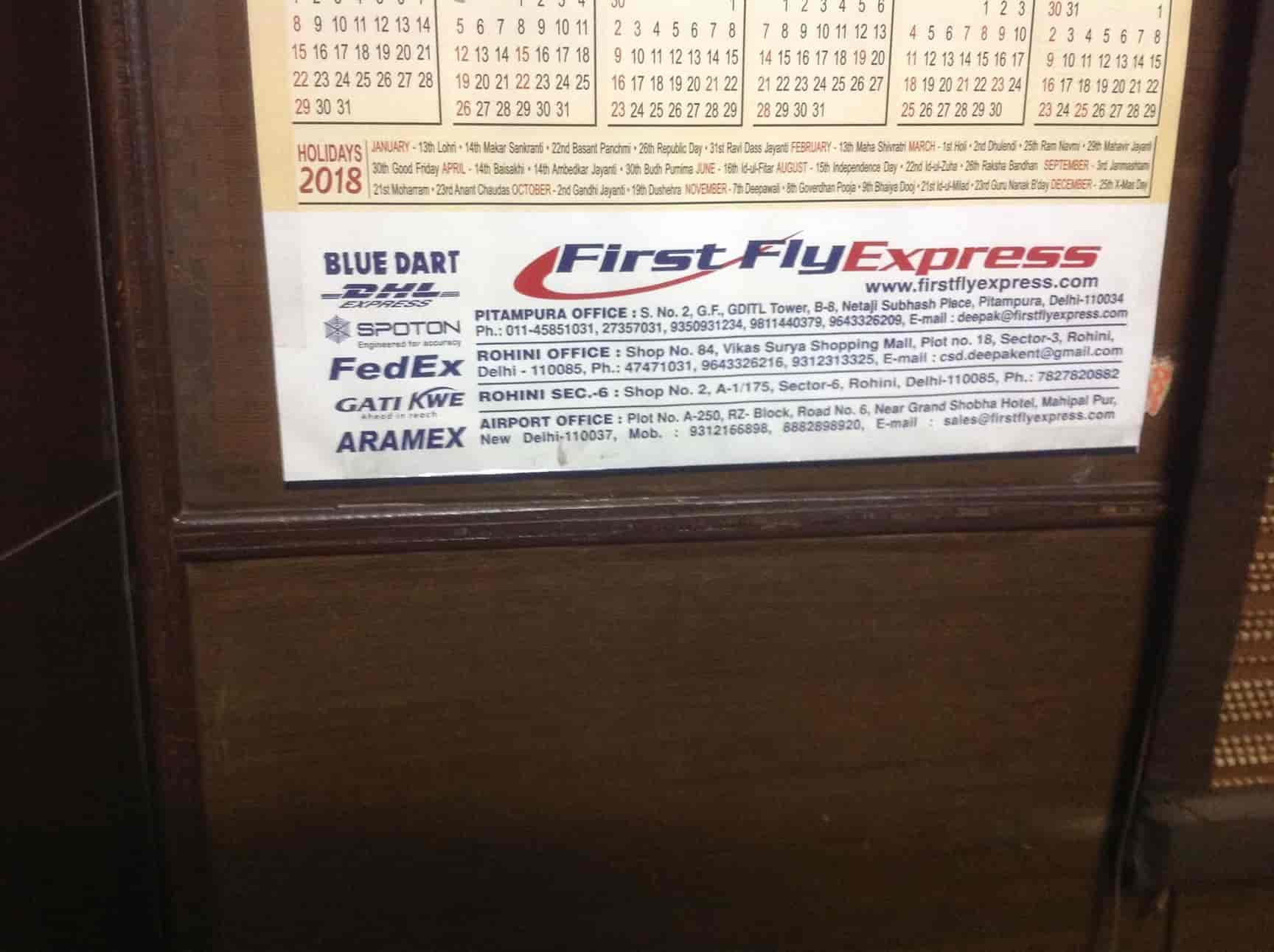 First Fly Express in Rohini,Delhi - Best 24 Hours Courier Services in ...