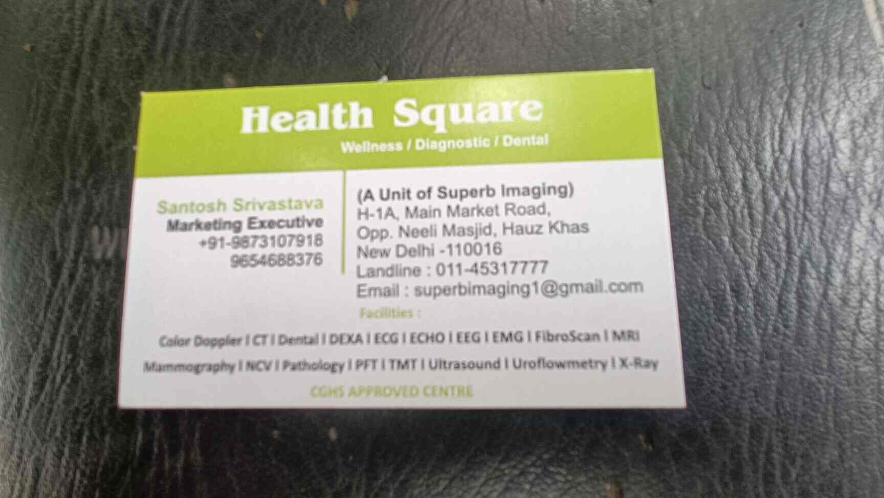 Helth Square Diagnostics in Hauz Khas,Delhi - Best Sonography Centres ...