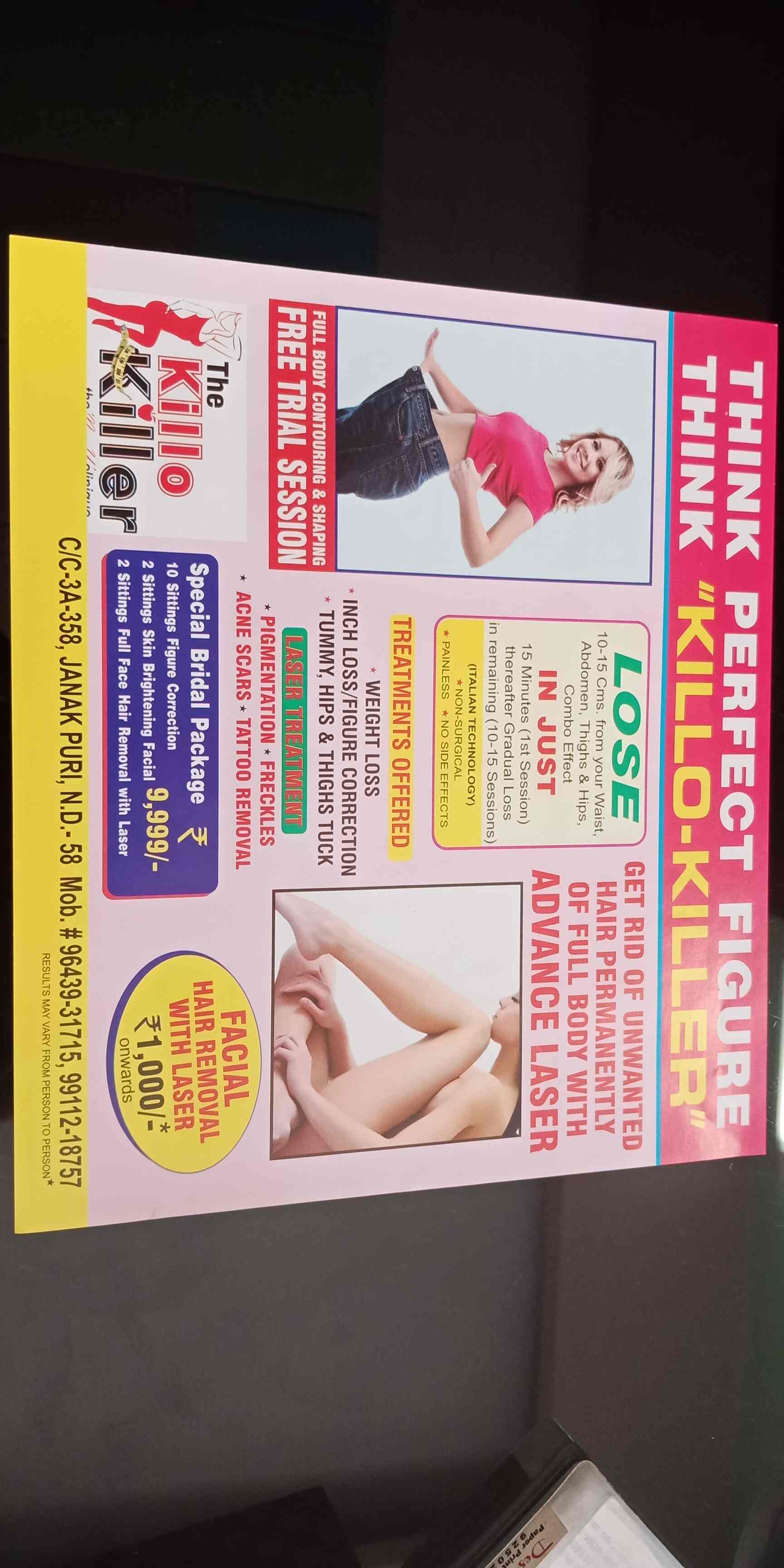 Kilo Killer in Janakpuri,Delhi - Best Laser Hair Removal Treatment in ...