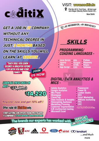 Top JavaScript Training in Delhi - Best Java Script Training Institutes ...