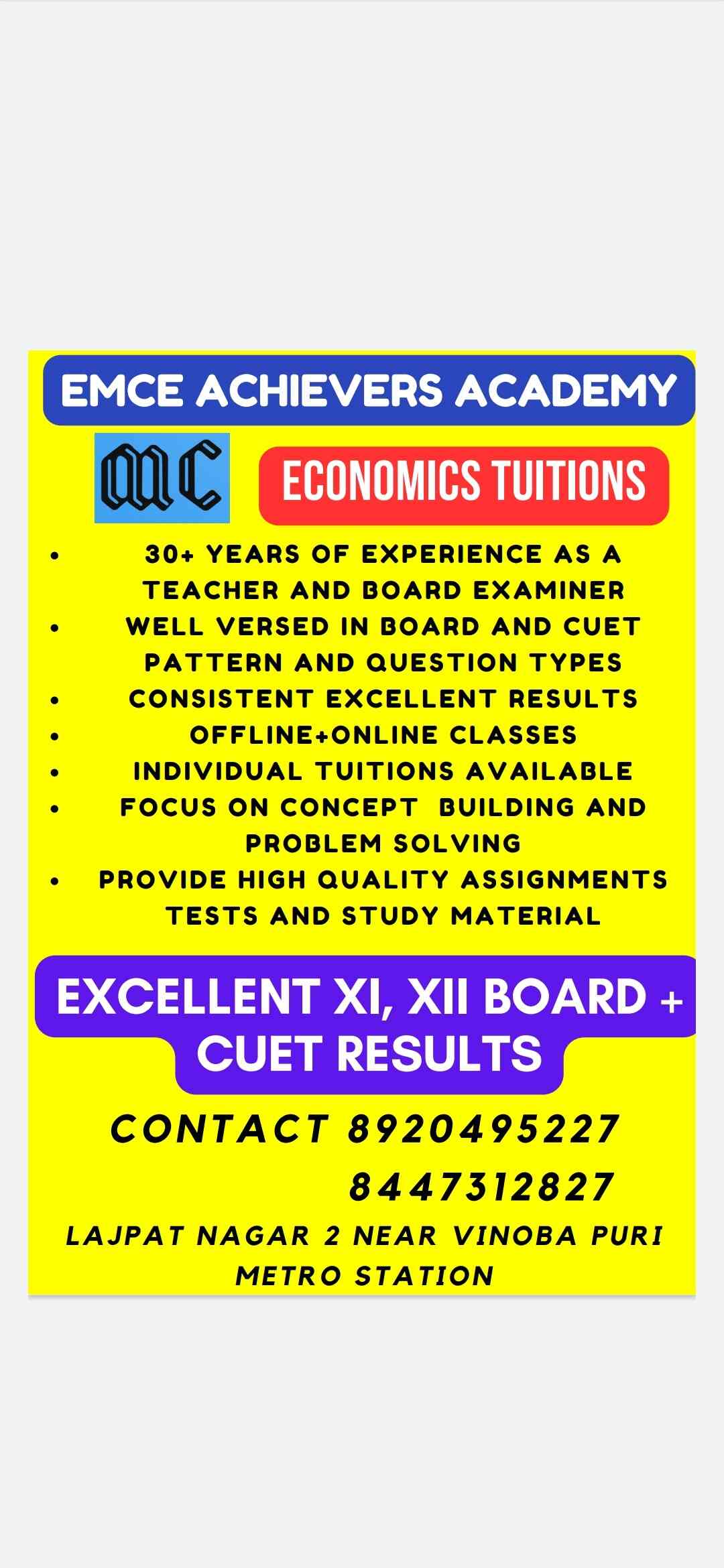 Emce Economics Achievers Academy in Lajpat Nagar,Delhi - Best ...