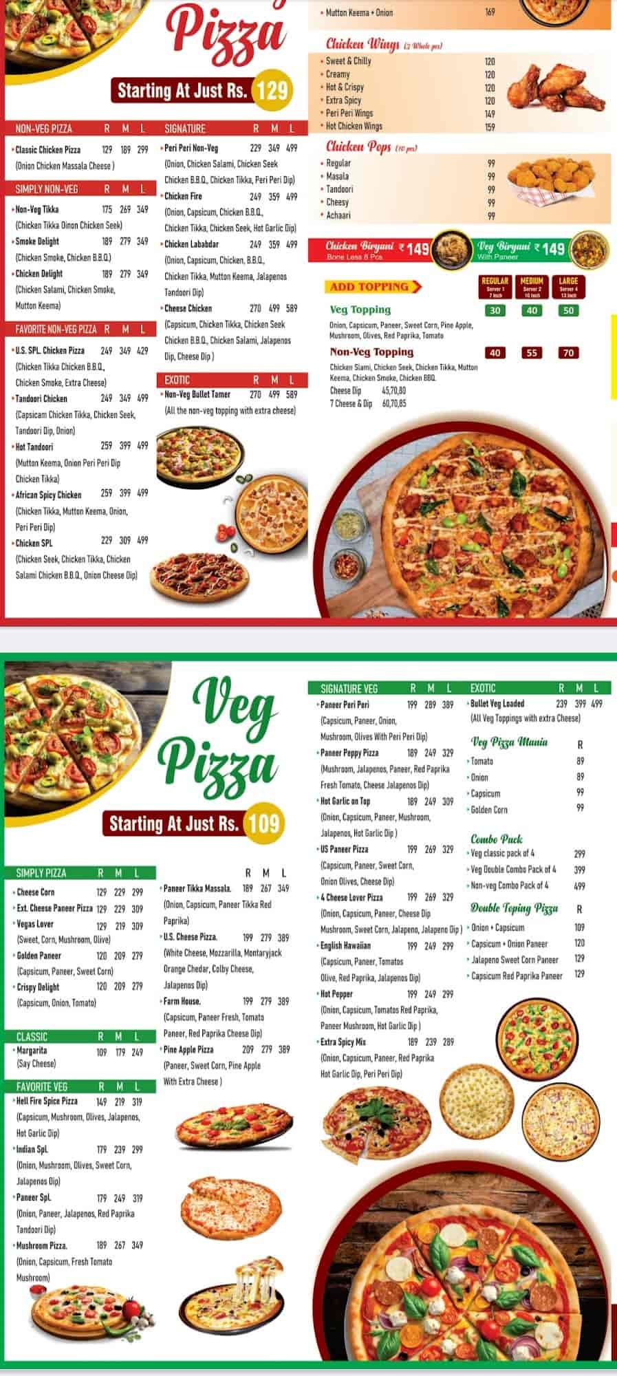 Us Pizza in New Colony Deoria Best Restaurants near me in Deoria Justdial