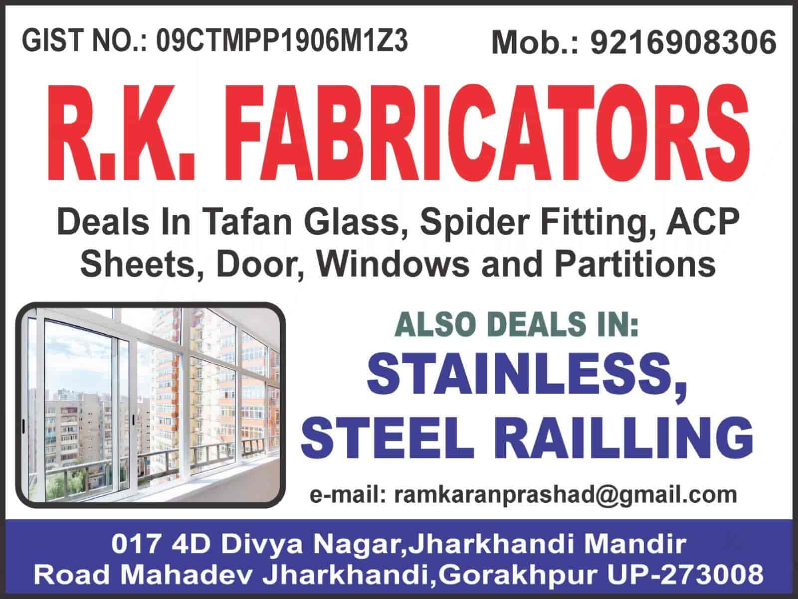 R.K Fabricators in Deoria New Colony,Deoria - Best Aluminium ...