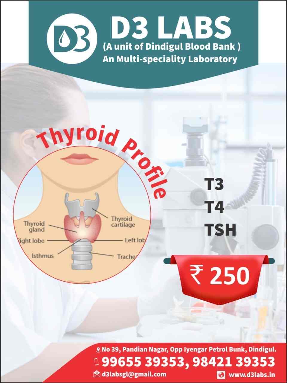 D3 Labs in Dindigul Bazaar,Dindigul - Best ABG Testing Services At Home ...