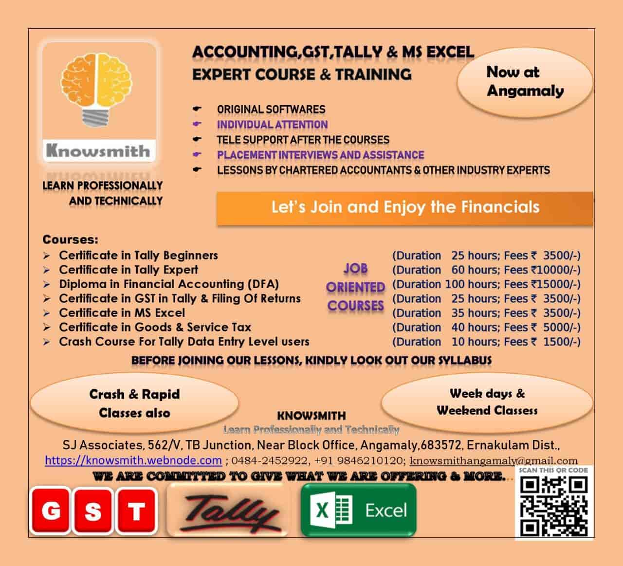 Knowsmith Tally in Angamaly,Ernakulam - Best Tally Training Institutes ...