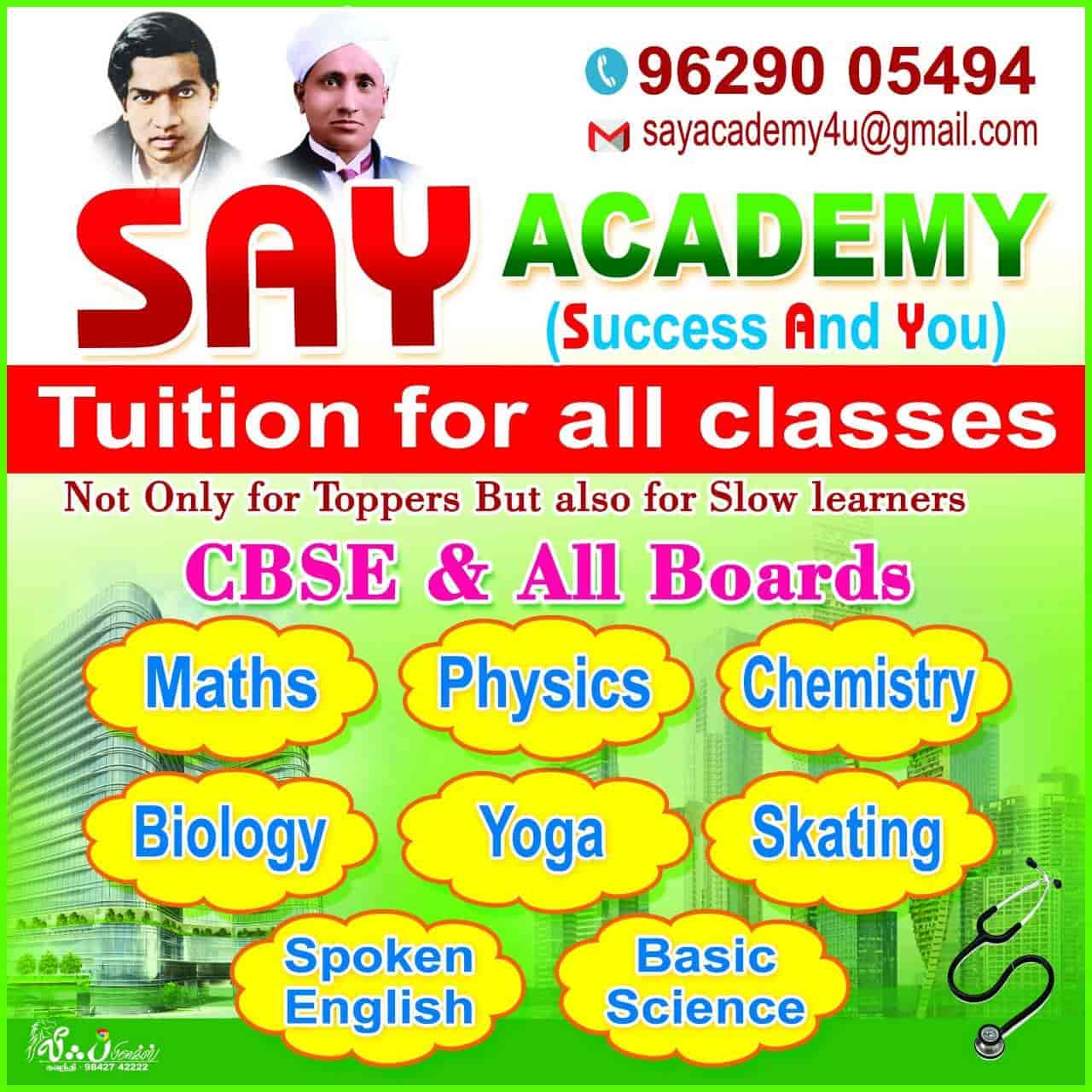 Say Academy in Kalaimagal Road,Erode - Best Tutorials near me in Erode - Justdial